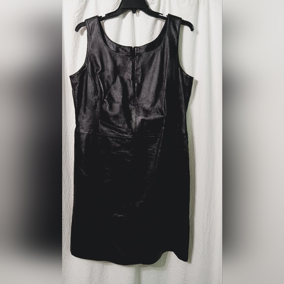 Shape FX | Dresses | Vintage Shape Fx 0 Real Leather Dress Size 16w ...